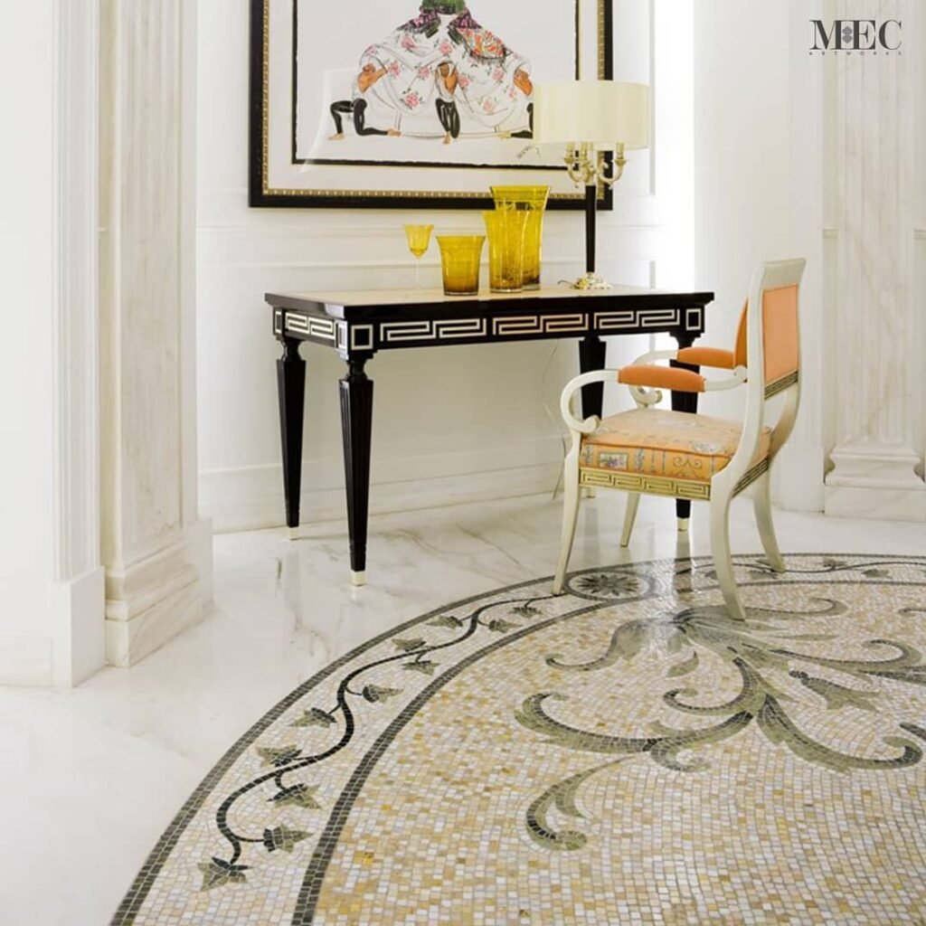 Custom Floor Mosaic Tile Designs | MEC Artworks UAE