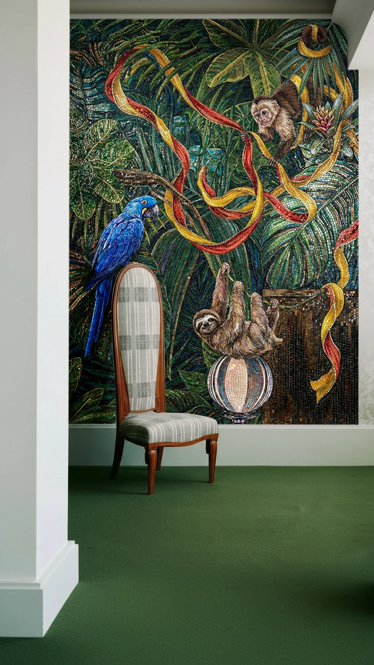 Artistic Jungle Mosaic Artwork | MEC Artworks GCC